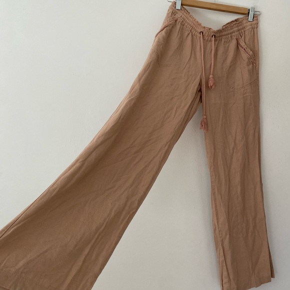 Jolt | Pants & Jumpsuits | Linen Wide Leg Pants Boho | Poshmark
